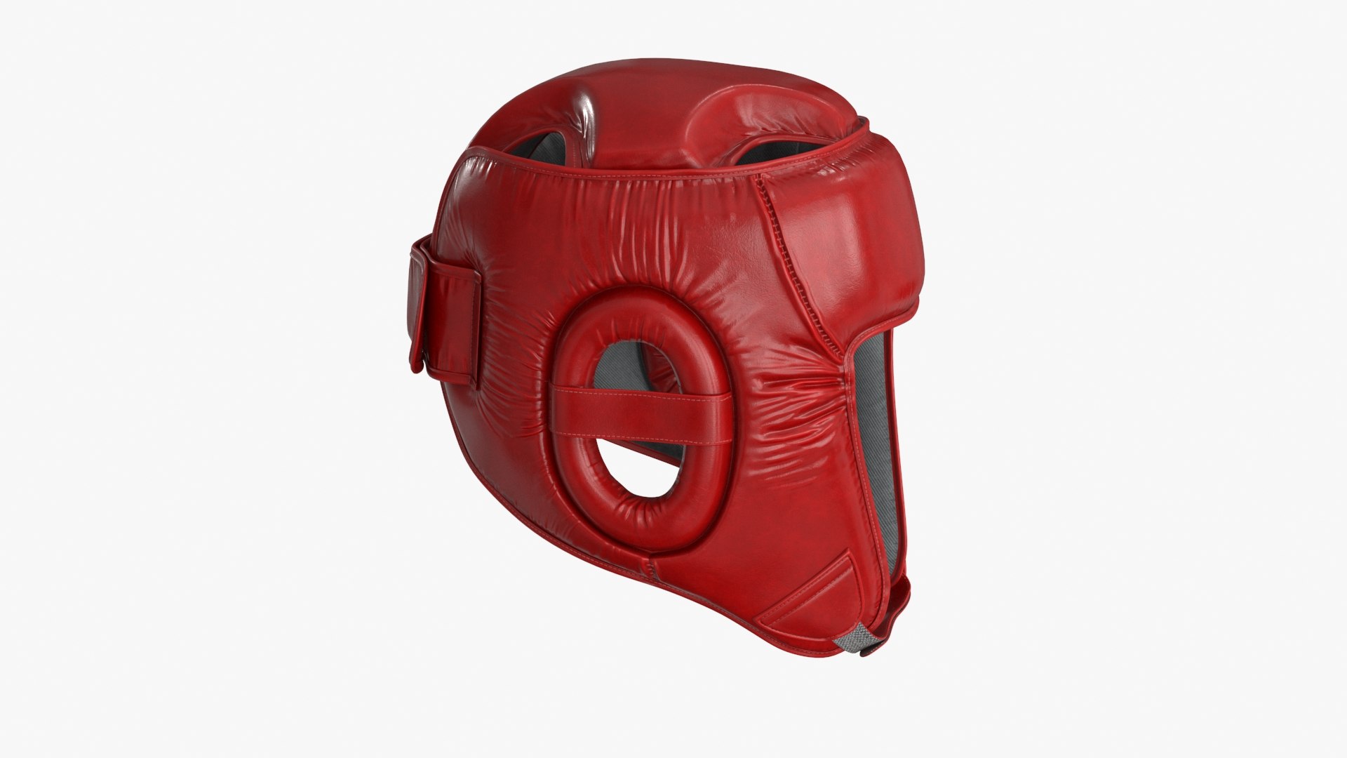3D Boxing Training Helmet Red Model - TurboSquid 1878071