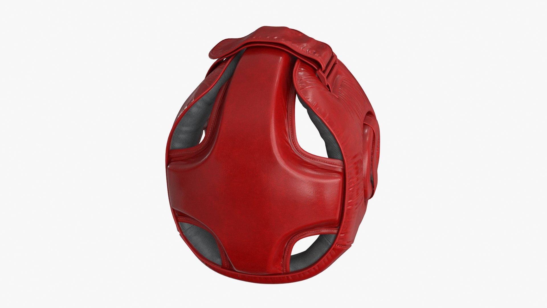 3D Boxing Training Helmet Red Model - TurboSquid 1878071