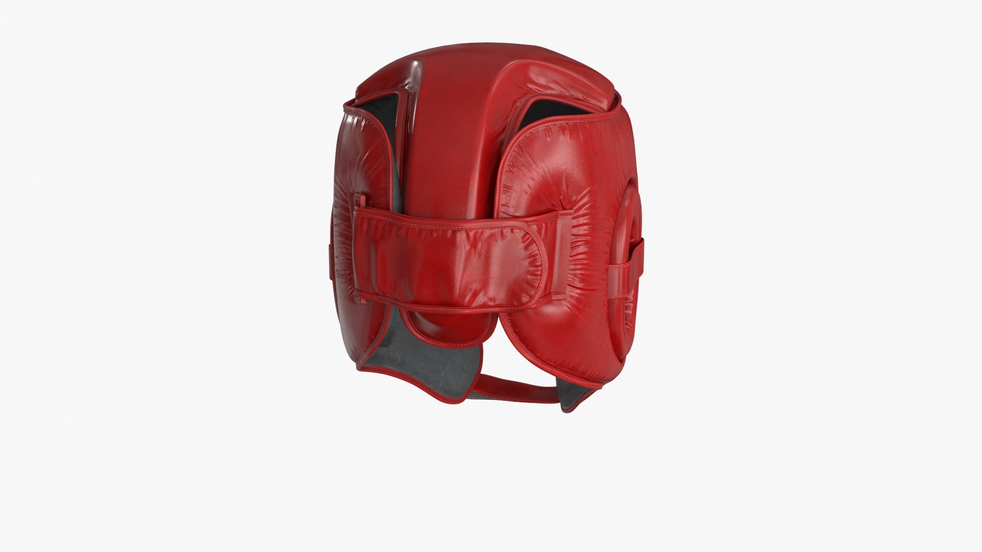 3D Boxing Training Helmet Red Model - TurboSquid 1878071