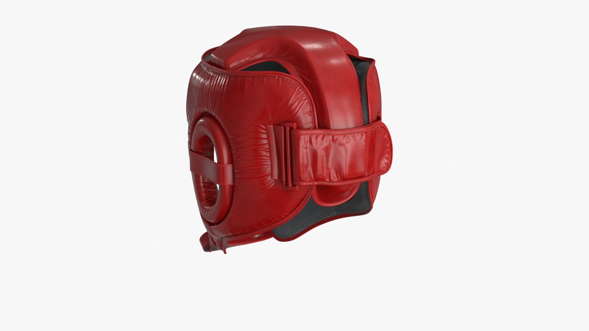3D Boxing Training Helmet Red Model - TurboSquid 1878071