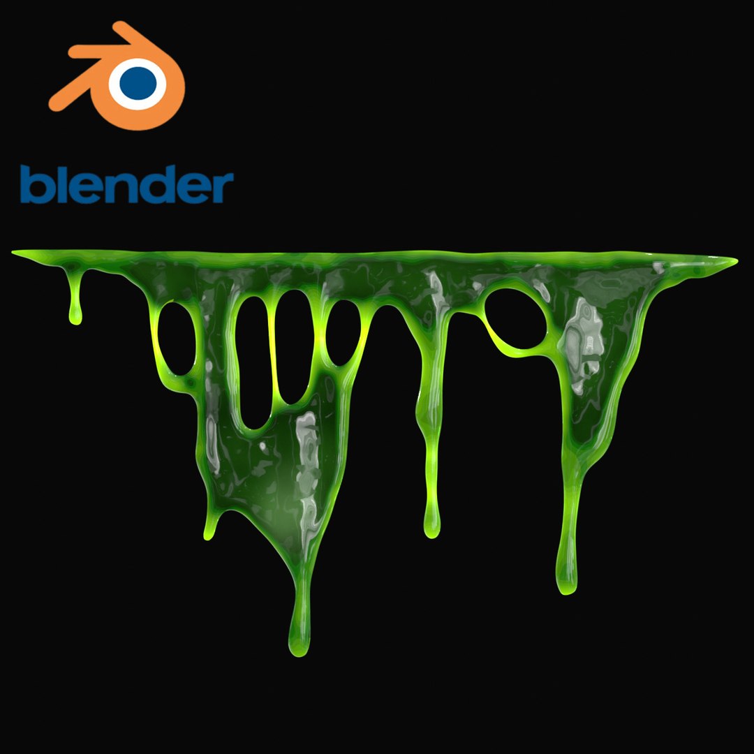 3D Green Slime V2 Model - TurboSquid 2183900