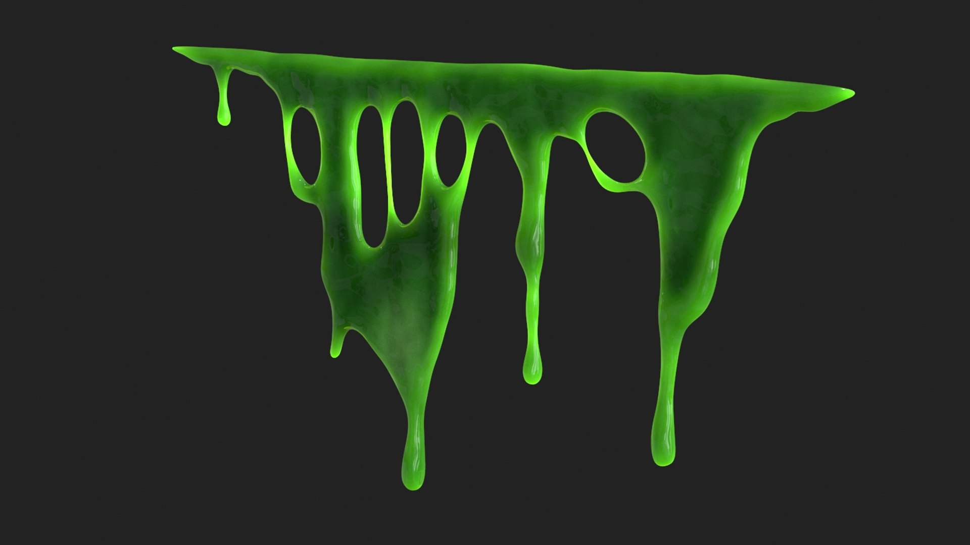 3D Green Slime V2 Model - TurboSquid 2183900