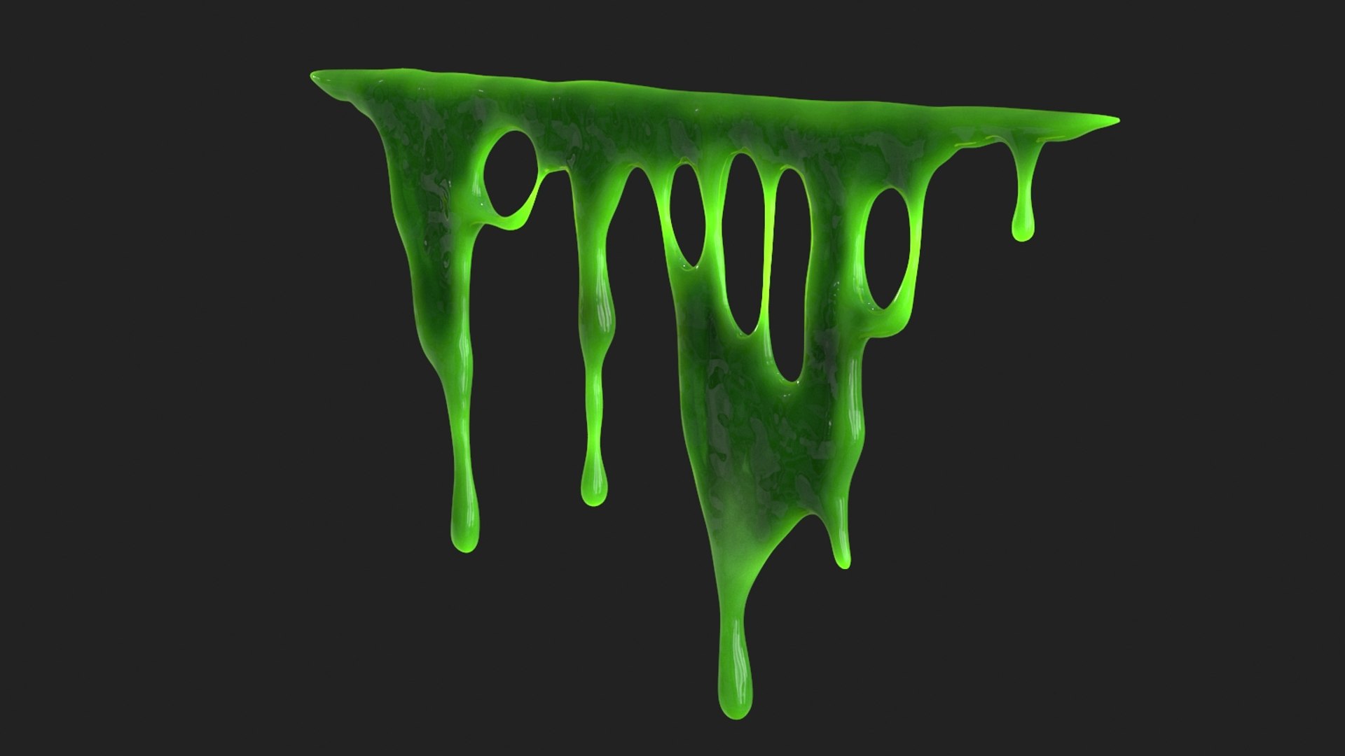 3D Green Slime V2 Model - TurboSquid 2183900