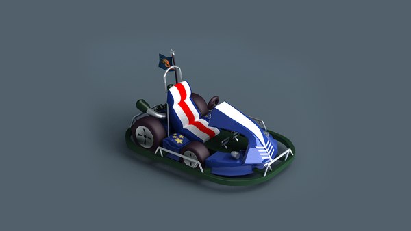 3D carStandart Iggy Kart Assets Super - TurboSquid 1863539