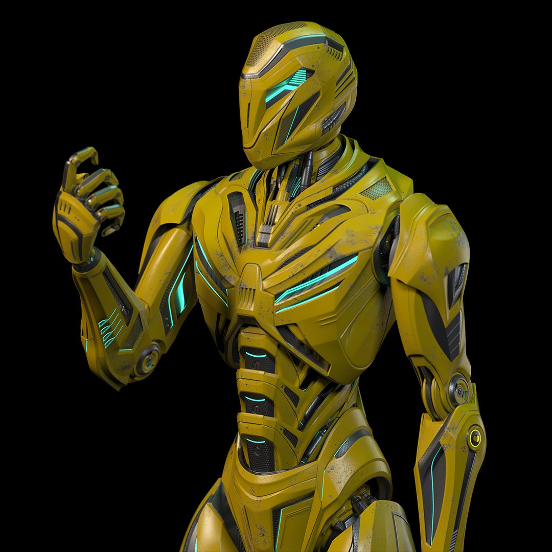 Robot Mech 2 Rigged 3D Model - TurboSquid 1855754