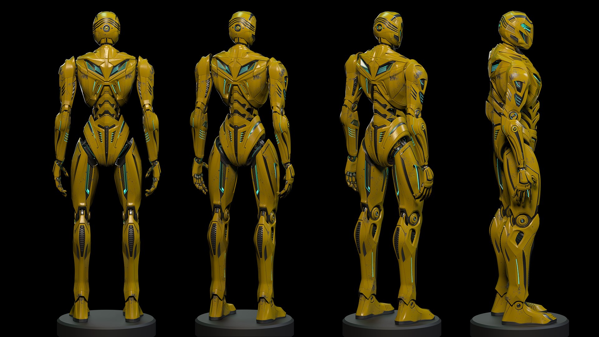 Robot Mech 2 Rigged 3D Model - TurboSquid 1855754