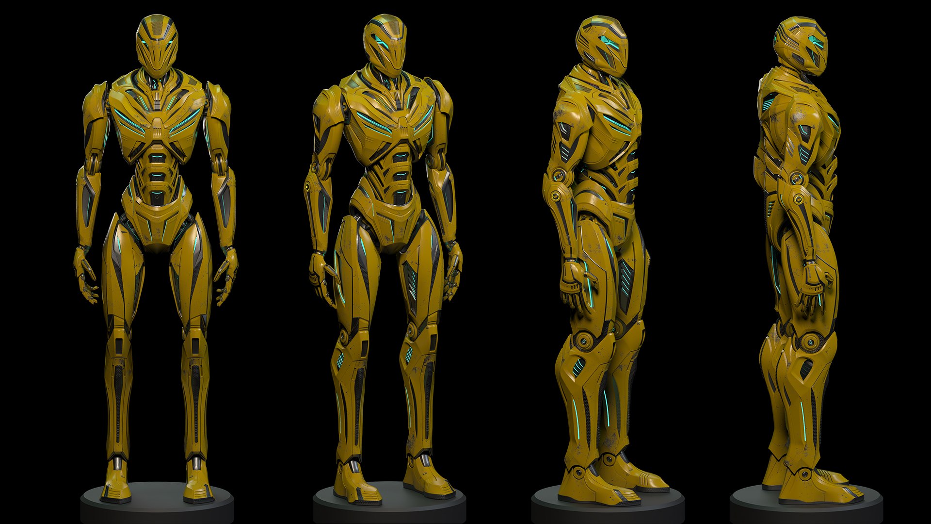 Robot Mech 2 Rigged 3D Model - TurboSquid 1855754