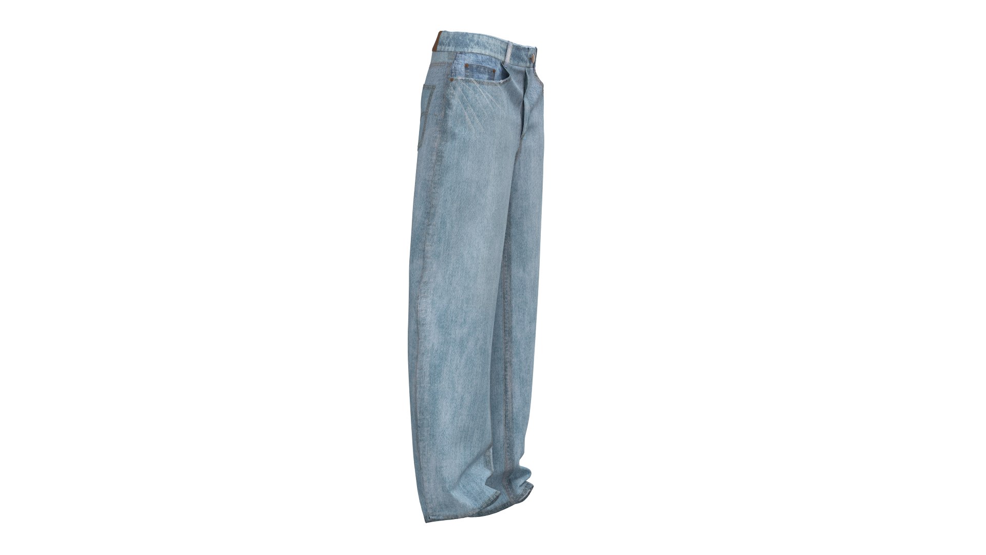 Female Denim Jean Model - TurboSquid 2180169