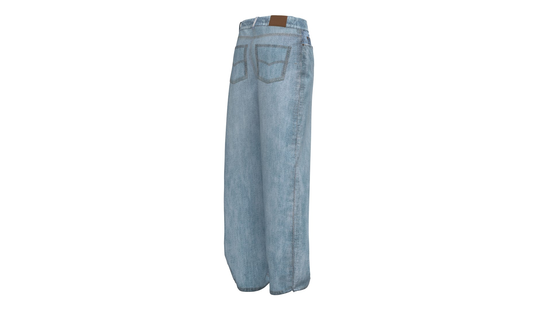 Female Denim Jean Model - TurboSquid 2180169