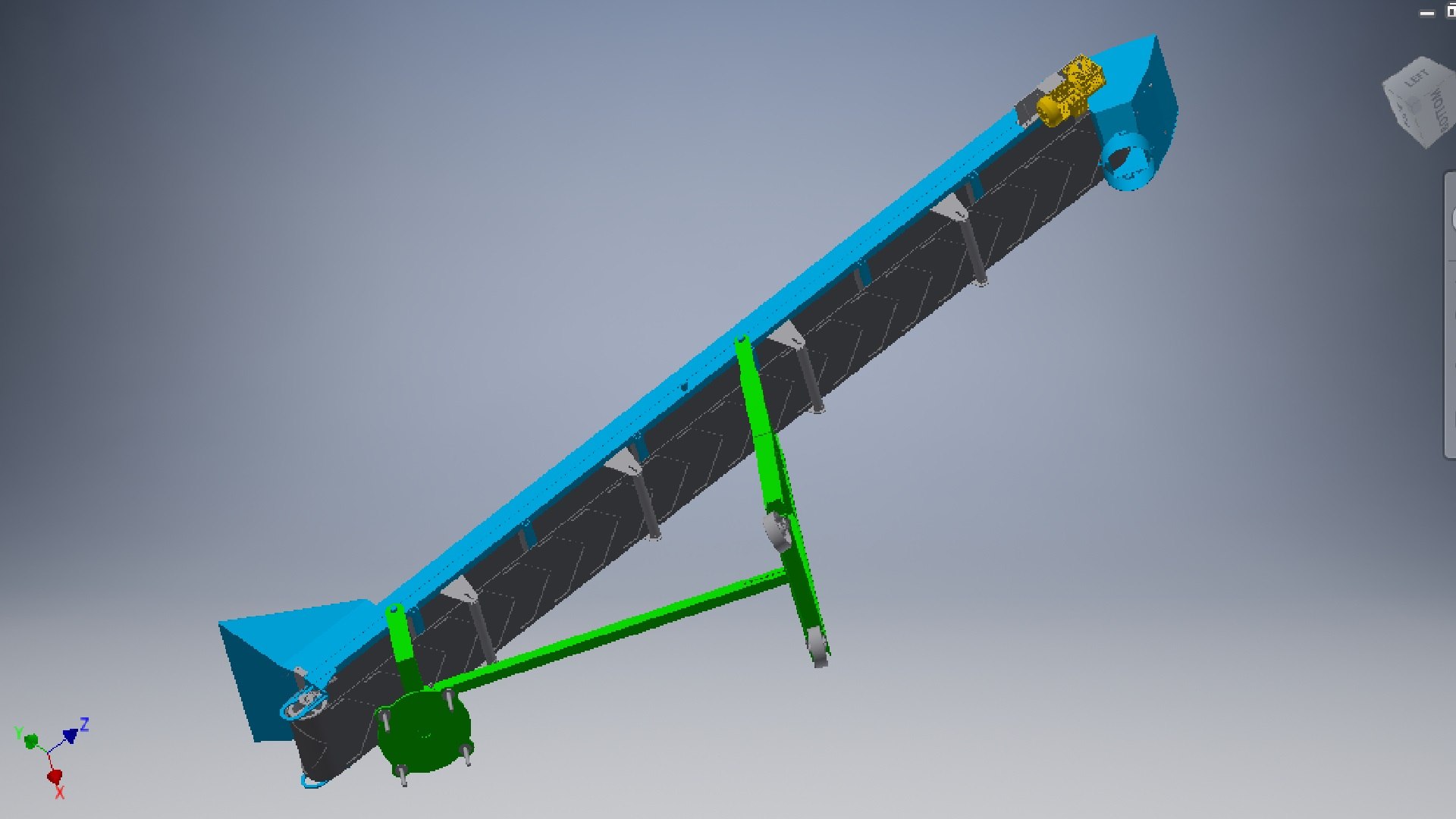 Belt Conveyor systems 3D model - TurboSquid 2138744