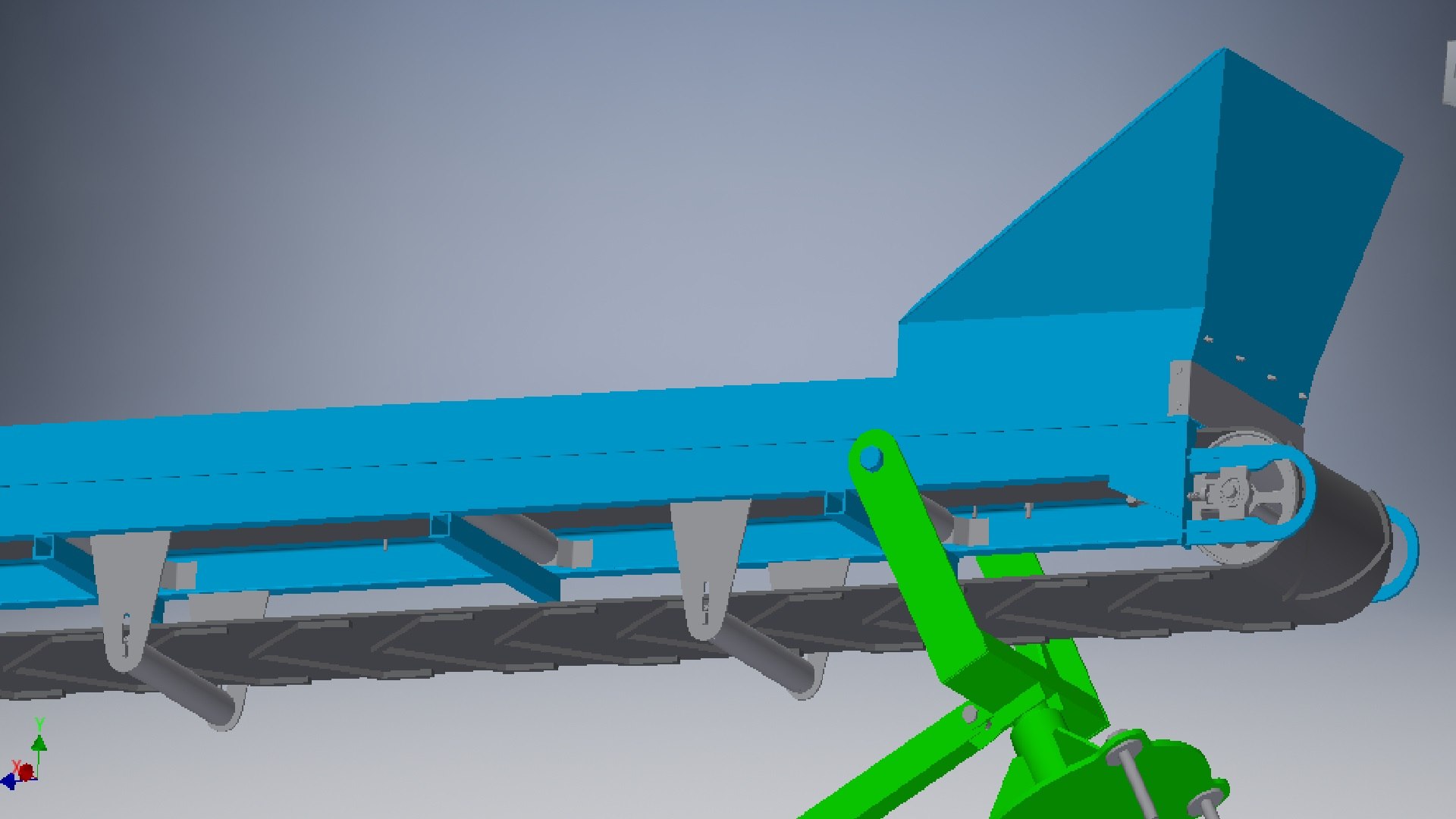 Belt Conveyor systems 3D model - TurboSquid 2138744