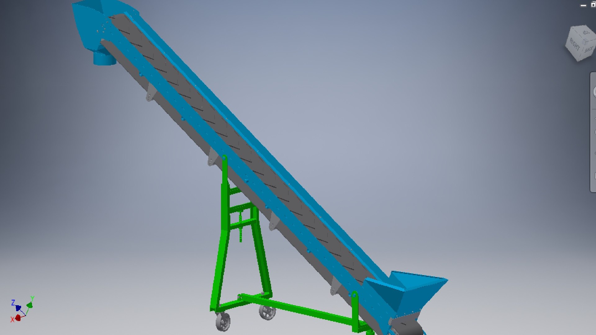 Belt Conveyor systems 3D model - TurboSquid 2138744