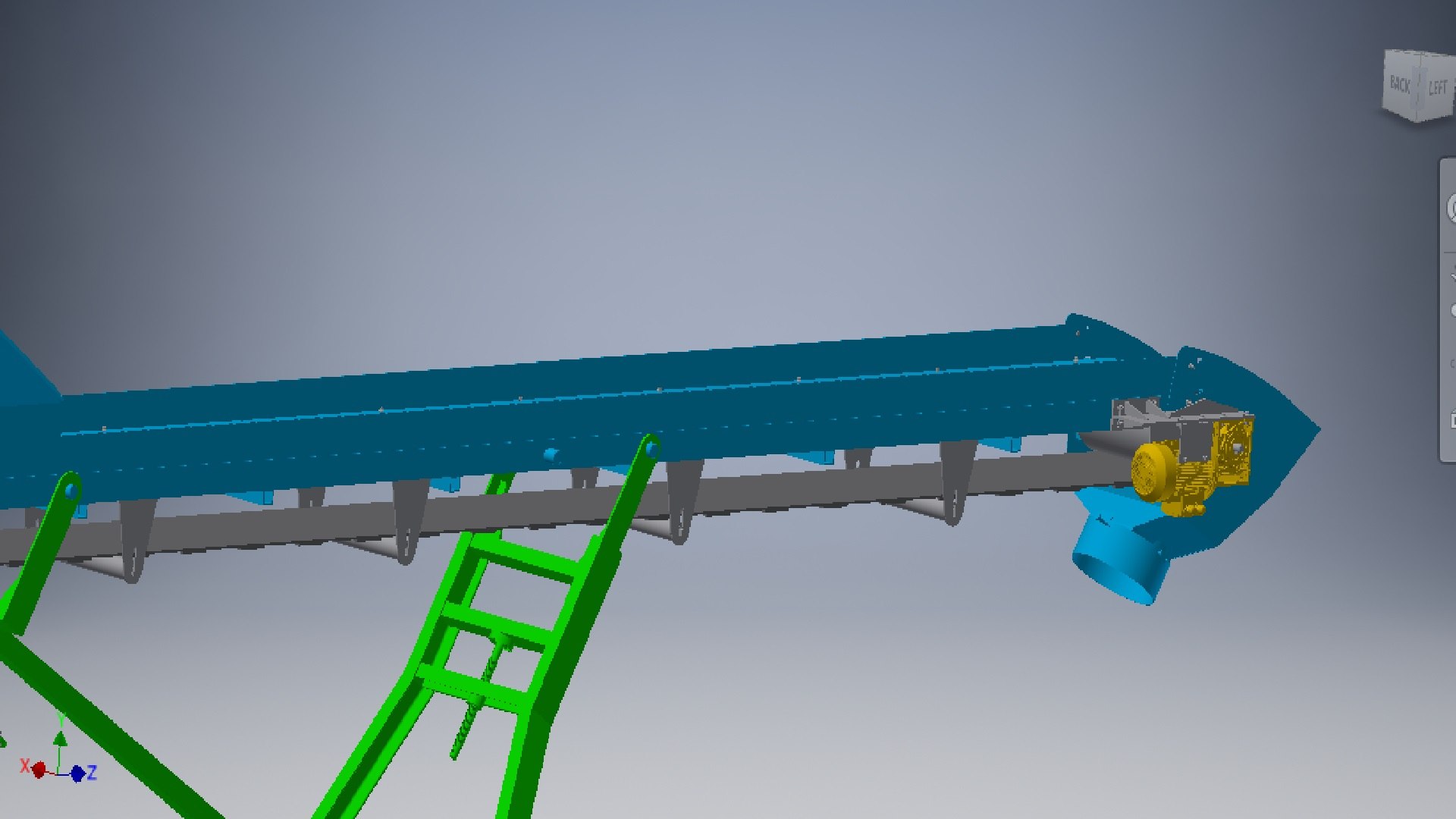 Belt Conveyor systems 3D model - TurboSquid 2138744
