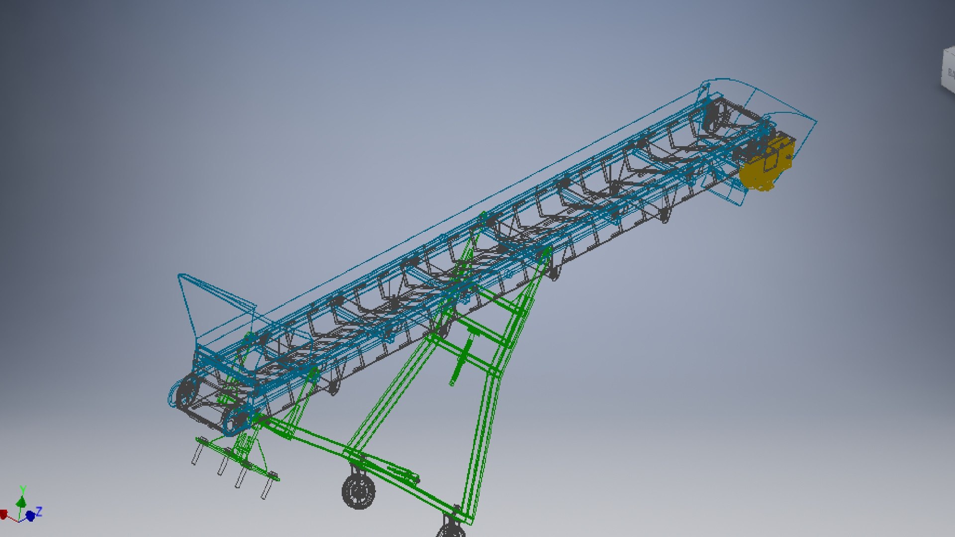 Belt Conveyor systems 3D model - TurboSquid 2138744