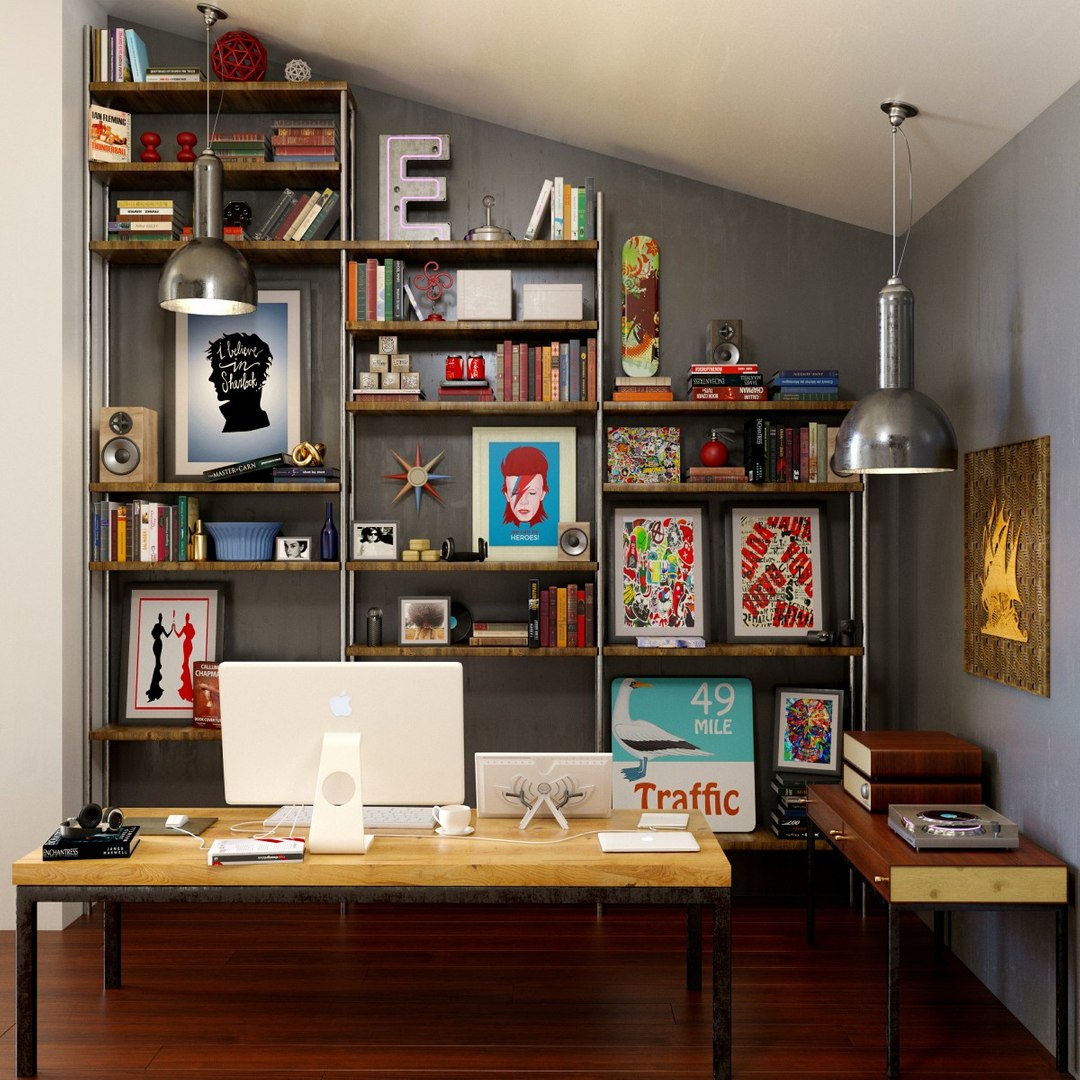 3D Books Table - TurboSquid 1213754