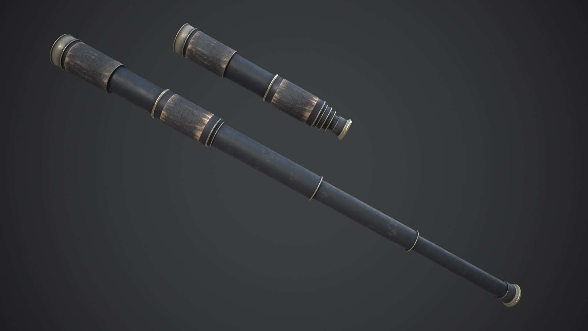 3D Medieval Spy Glass model - TurboSquid 2131733