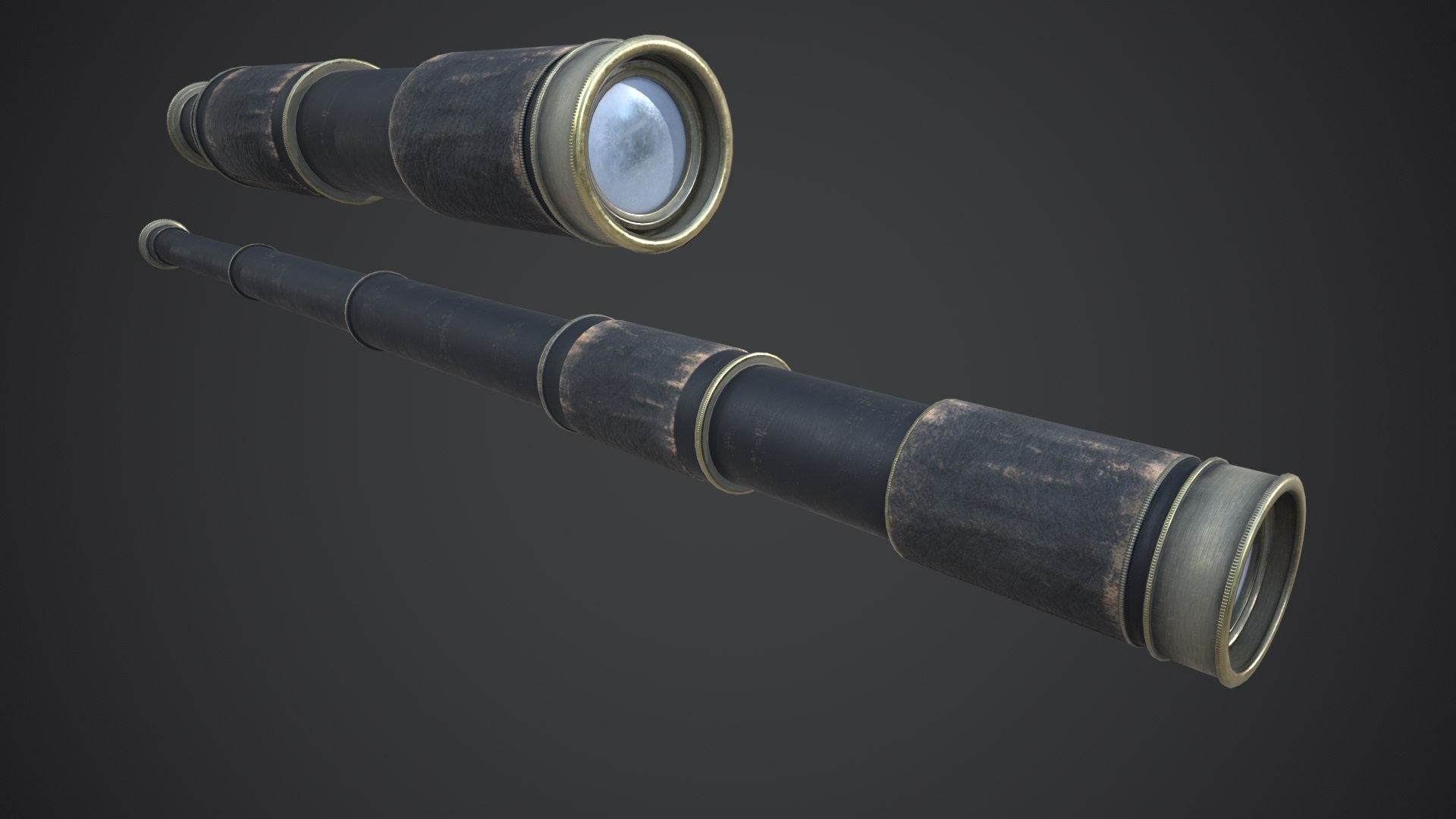 3D Medieval Spy Glass model - TurboSquid 2131733