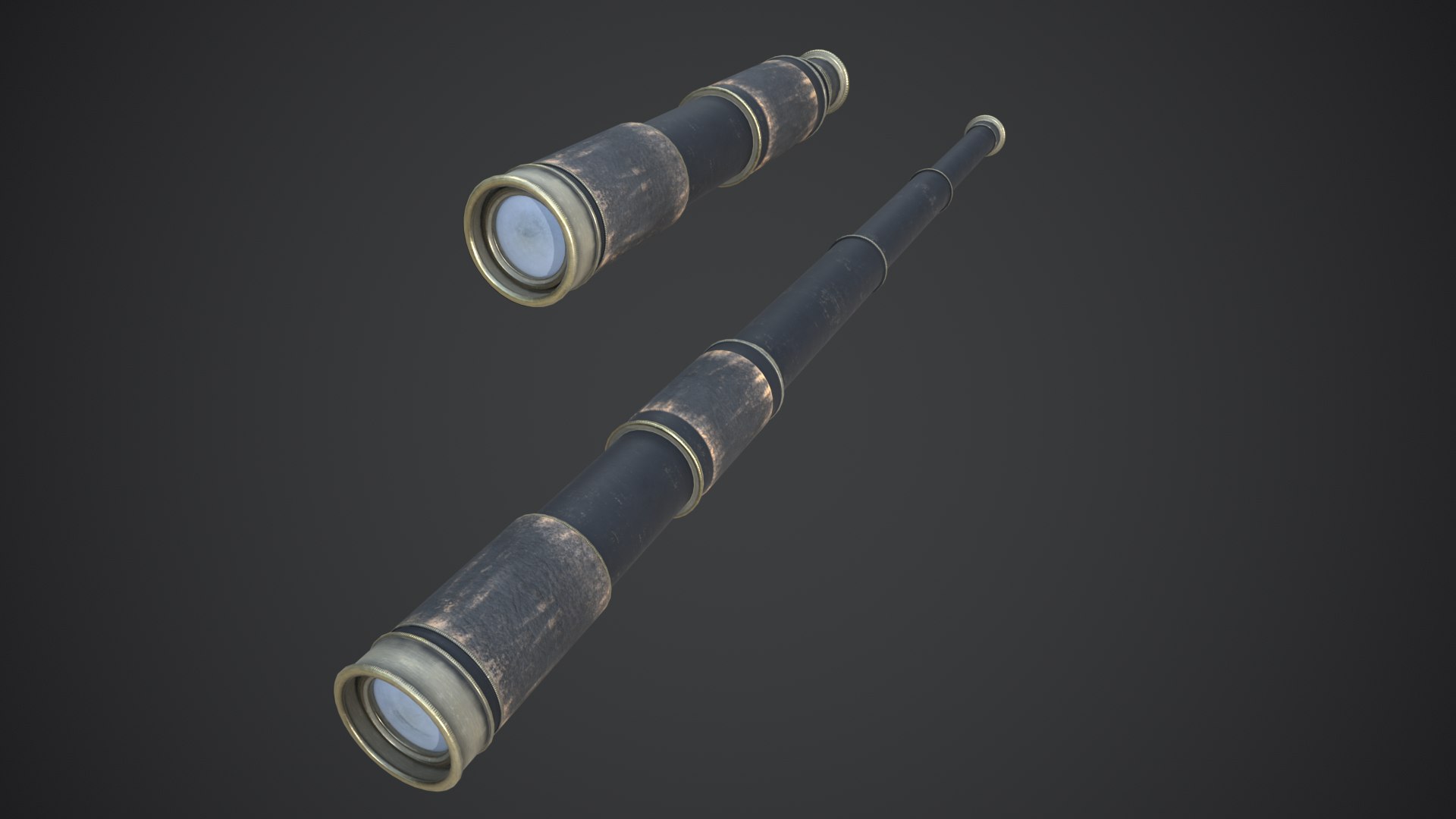 3D Medieval Spy Glass model - TurboSquid 2131733