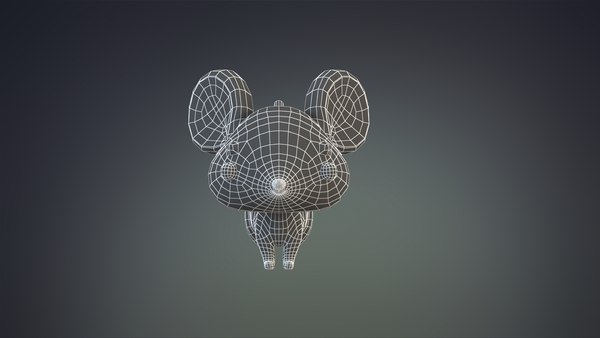 Cute cartoon mouse rat 3D - TurboSquid 1449474