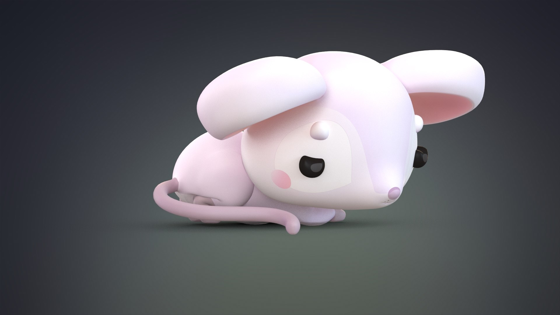 Cute cartoon mouse rat 3D - TurboSquid 1449474