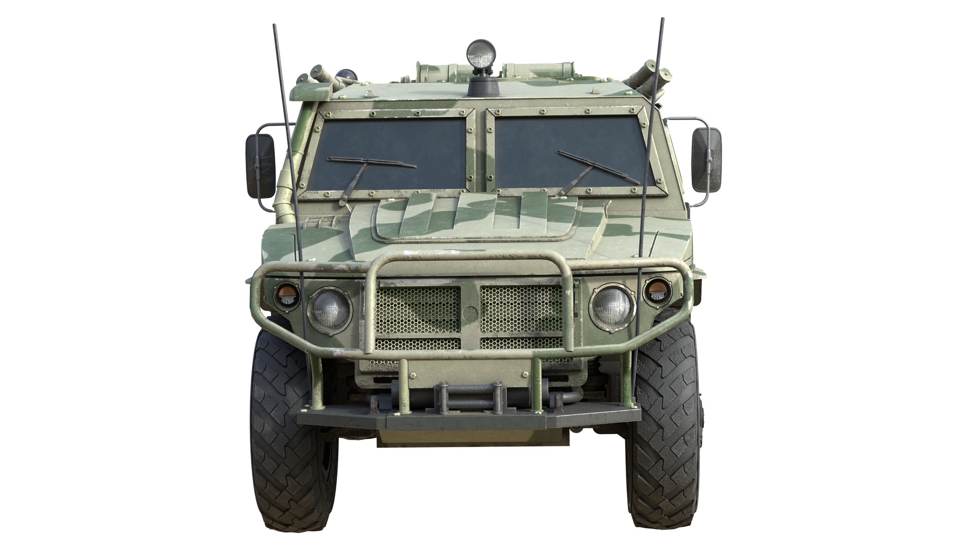 GAZ 2330 Tigr Russian Humvee 3D Model - TurboSquid 2262901