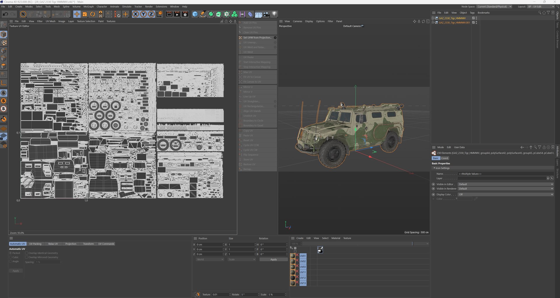 GAZ 2330 Tigr Russian Humvee 3D Model - TurboSquid 2262901