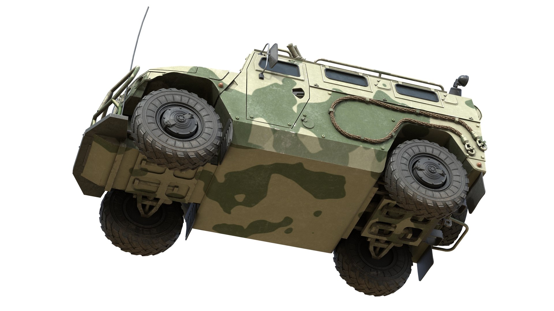 GAZ 2330 Tigr Russian Humvee 3D Model - TurboSquid 2262901