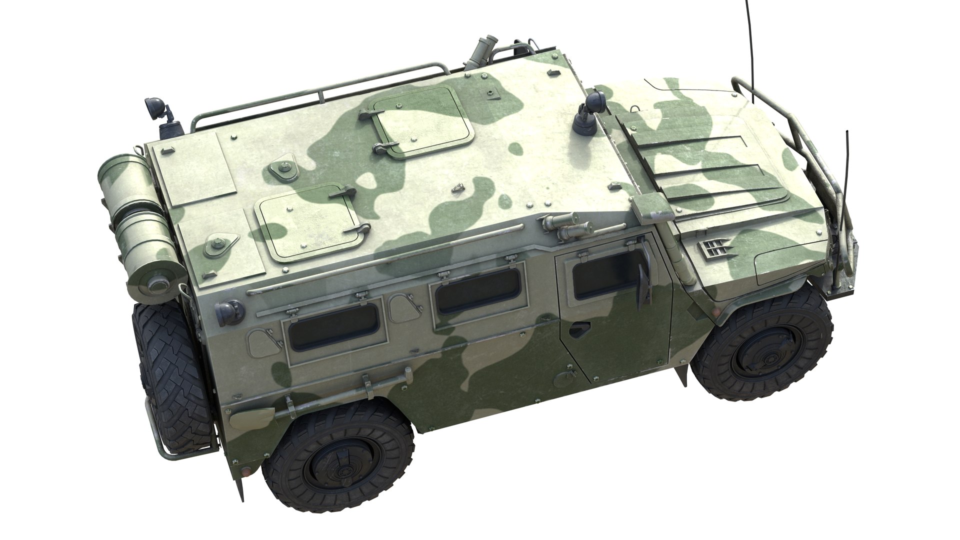 GAZ 2330 Tigr Russian Humvee 3D Model - TurboSquid 2262901