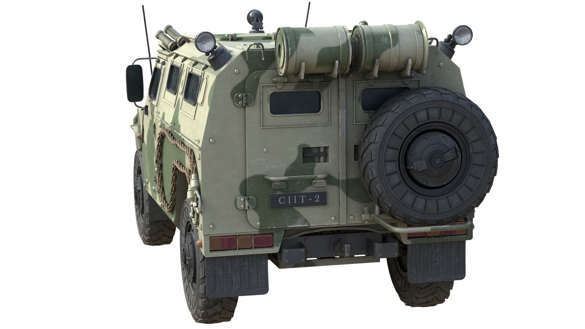 GAZ 2330 Tigr Russian Humvee 3D Model - TurboSquid 2262901