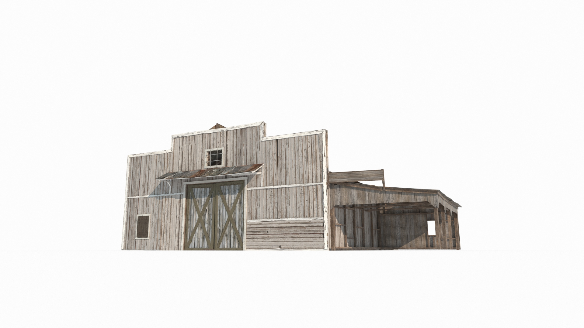 3D Modern Architecture Warehouse Stables - TurboSquid 2389261