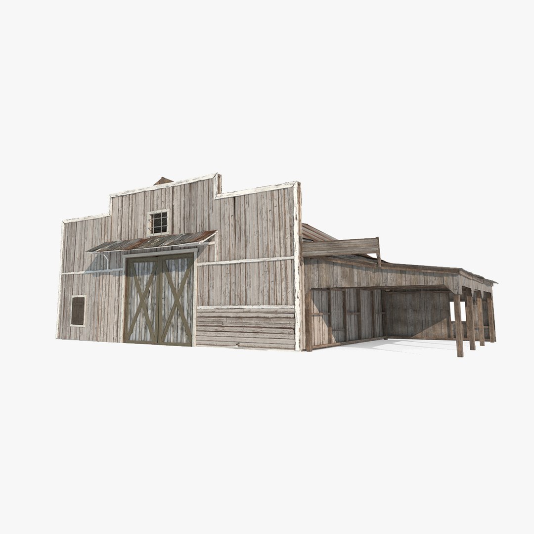 3D Modern Architecture Warehouse Stables - TurboSquid 2389261