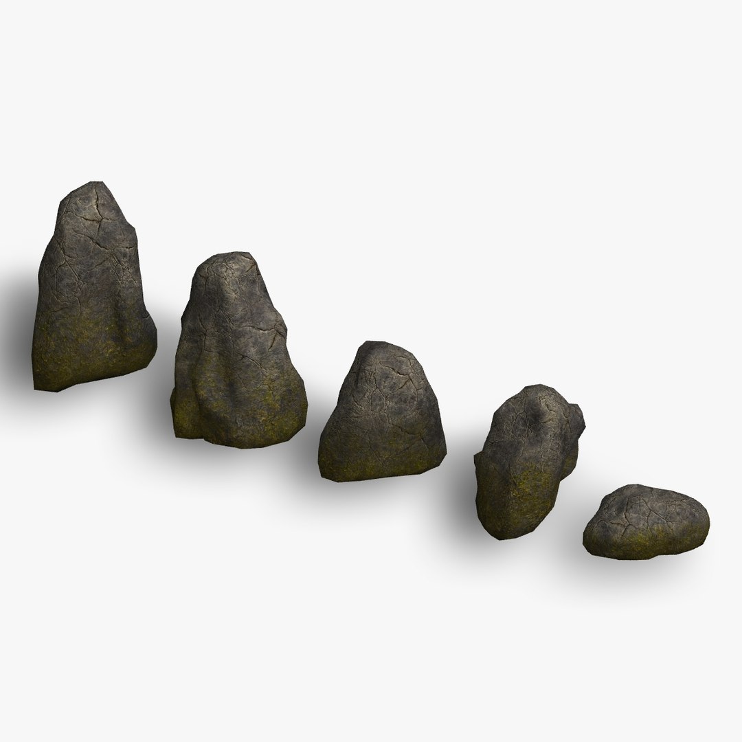 3D Rock Set 03 - Cracks 2 - TurboSquid 1937933