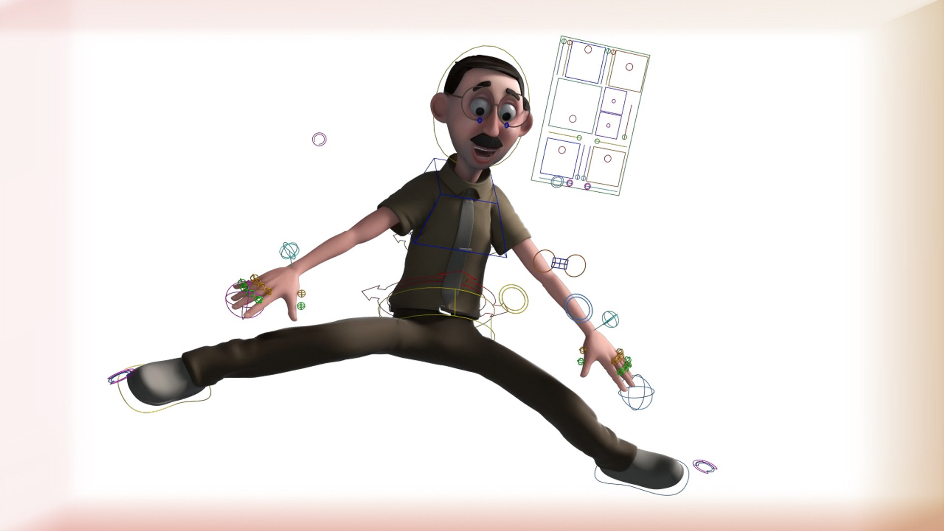 3D Cartoon Teacher Rigged - TurboSquid 1313563