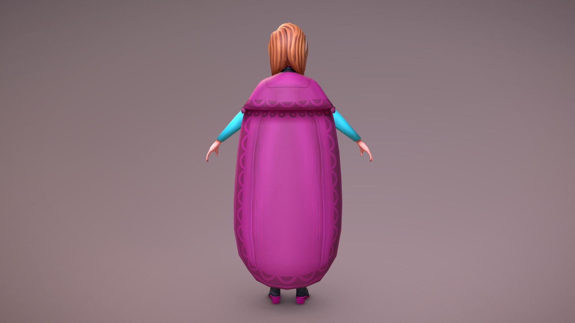 Anna - Disney Magic Kingdoms 3D - TurboSquid 2240173