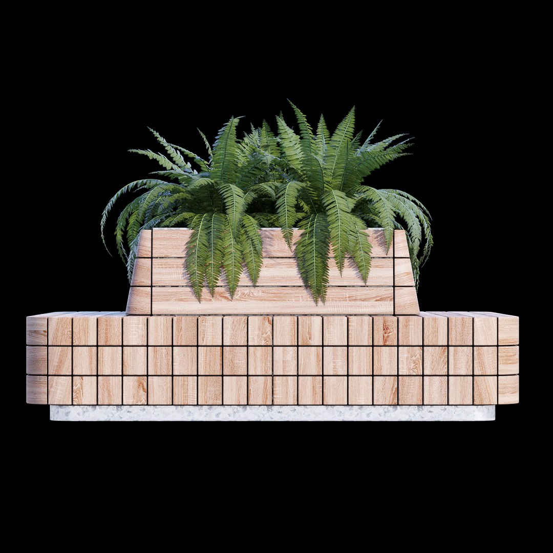 3D Modulo green three - TurboSquid 1960157