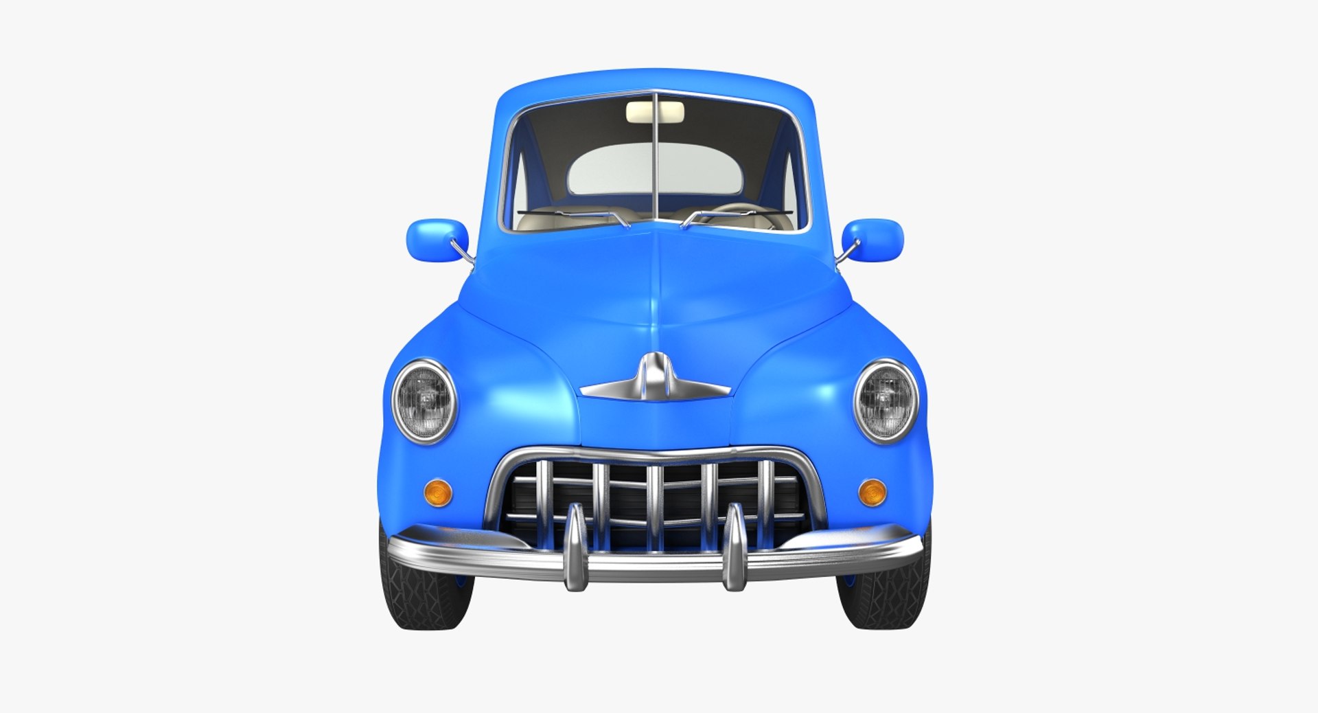 3D Retro Cartoon Car - TurboSquid 1290327