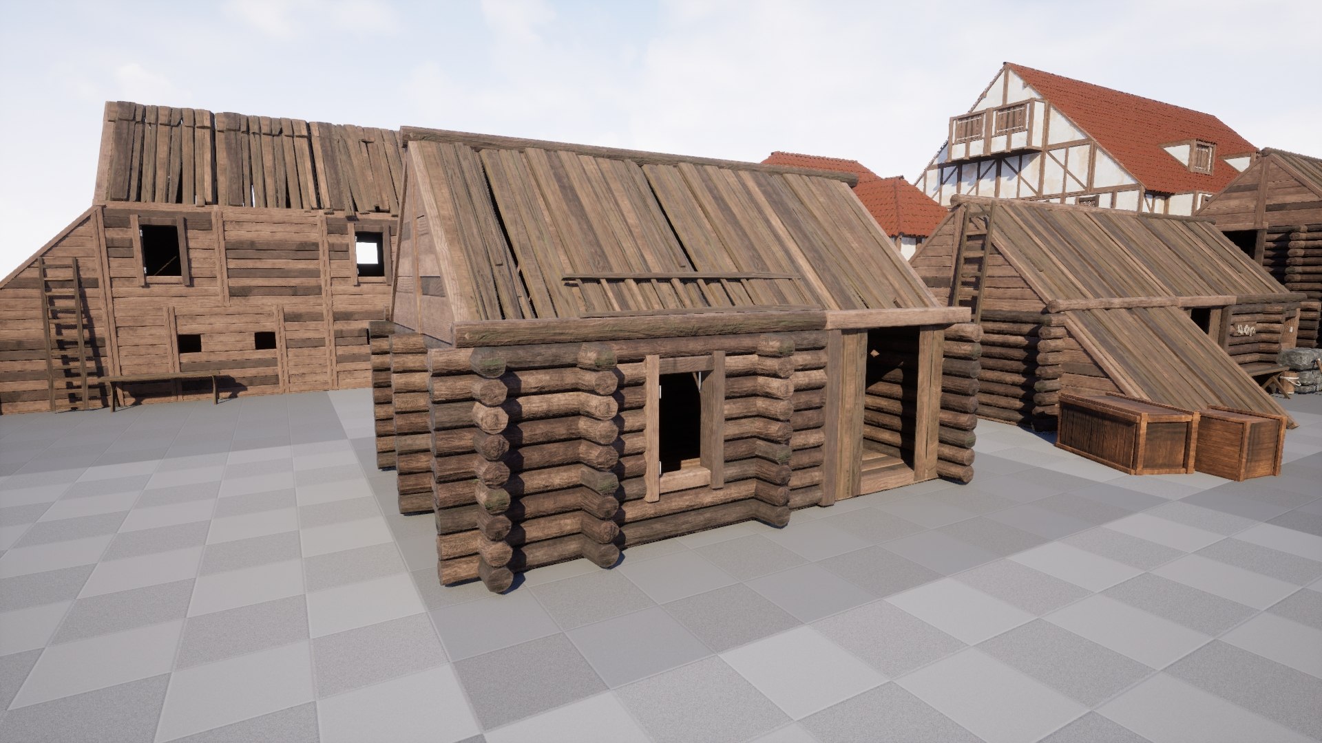 Modular Medieval Environment Model - TurboSquid 2023492