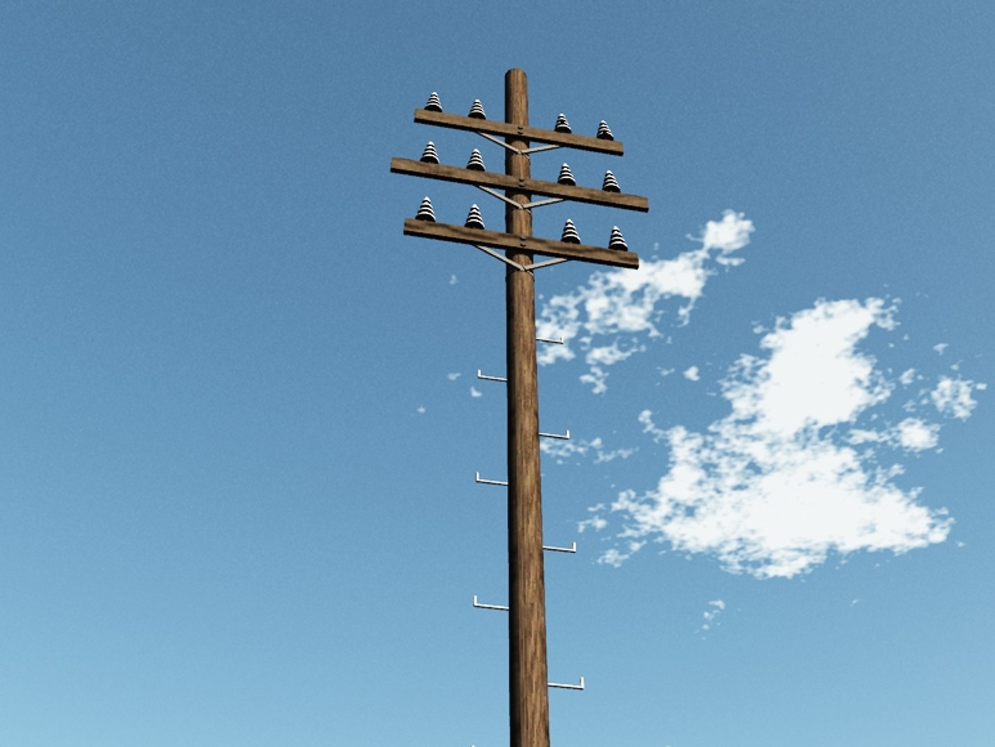Power Utility Poles 3d 3ds