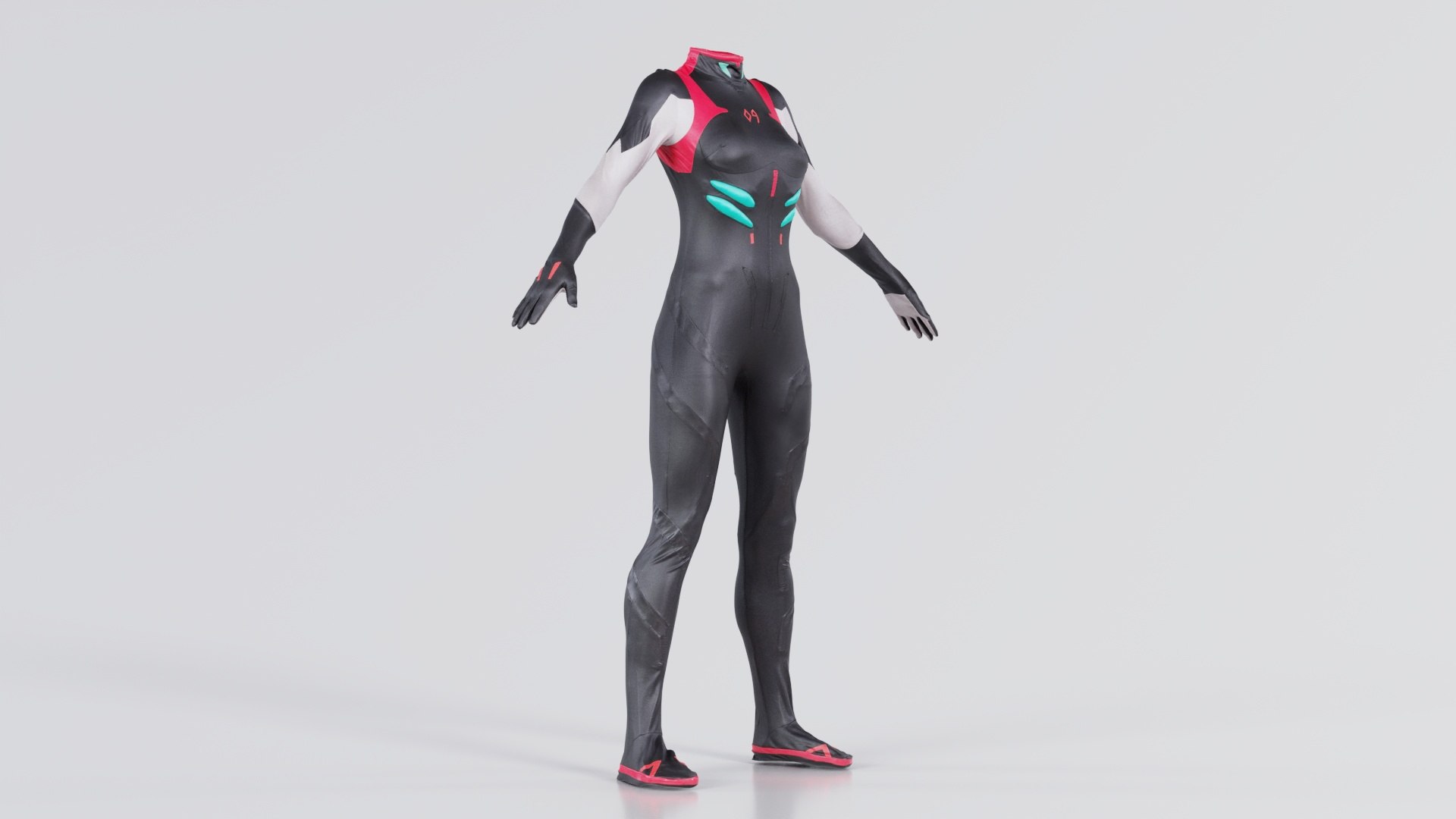 Full Body Details Catsuit Remastered Model - TurboSquid 2361259