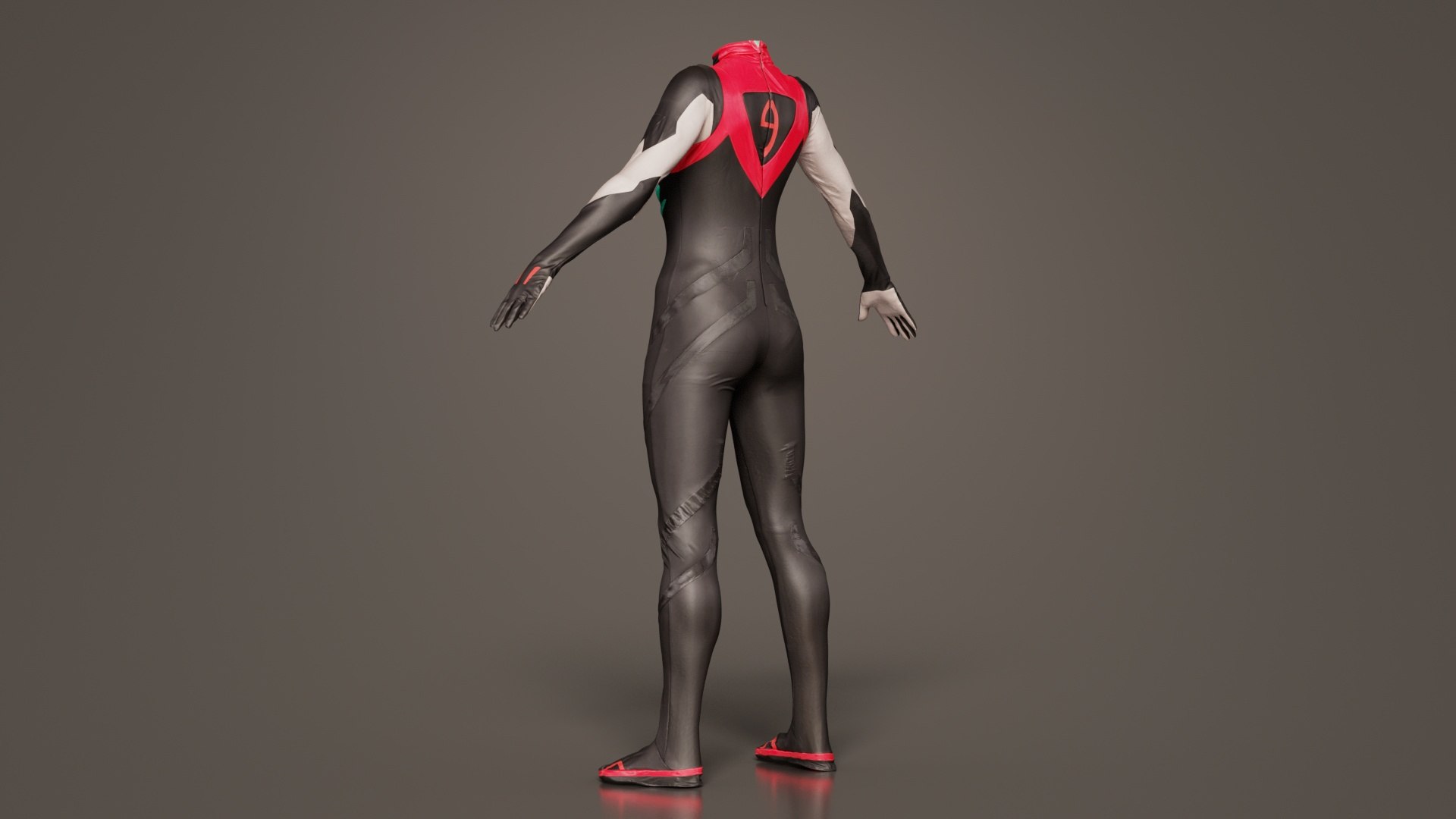 Full Body Details Catsuit Remastered Model - TurboSquid 2361259