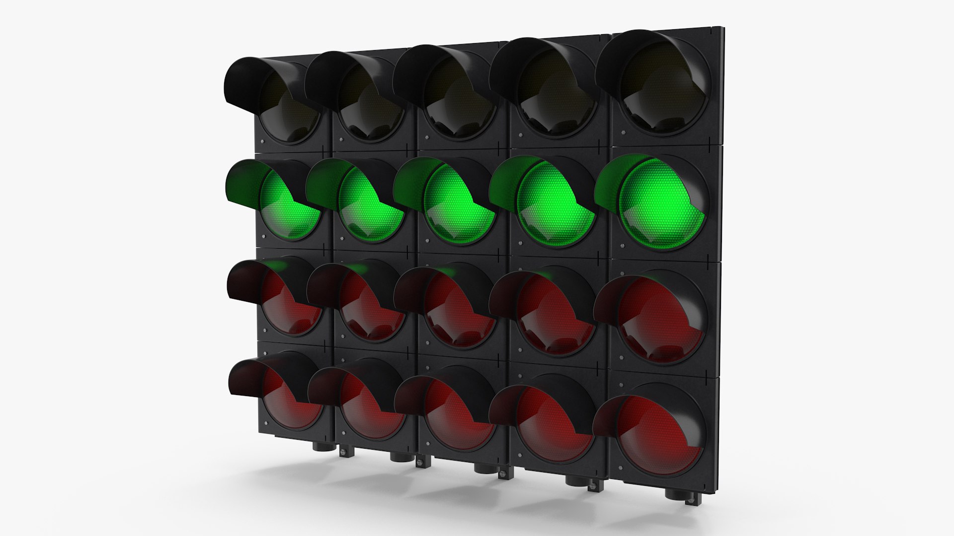 Racing Start Lights Green 3D model - TurboSquid 2003131