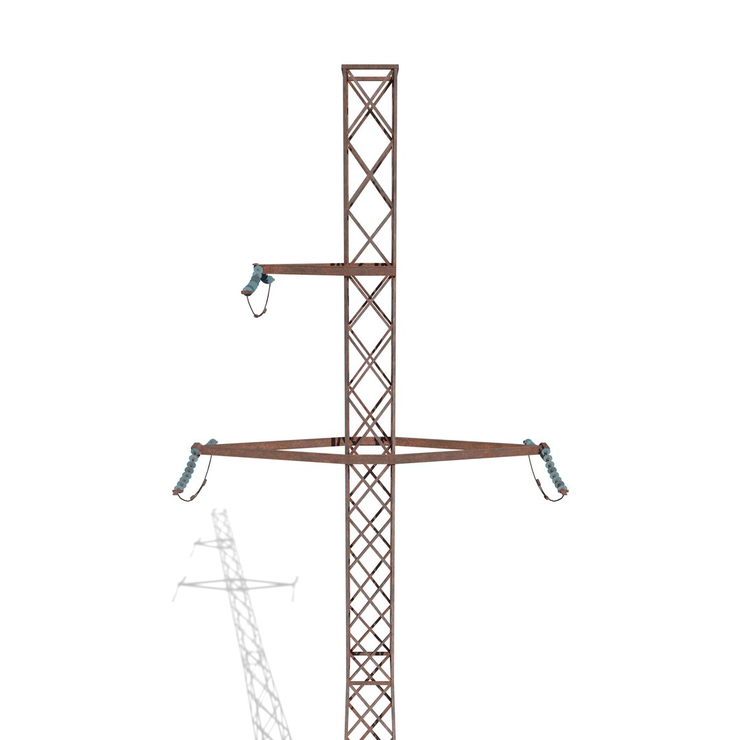 3D Electricity Pole Model - TurboSquid 1465149