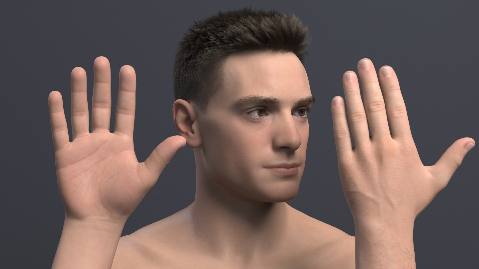 Mark 2 Nude 3d Model Turbosquid 1983442