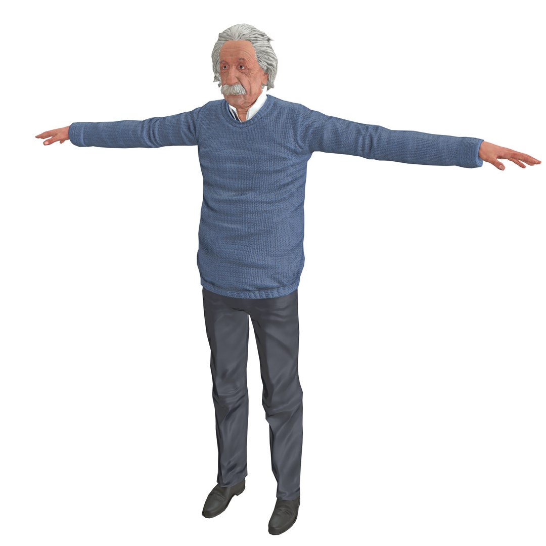 3D Model Albert Einstein - TurboSquid 1558405