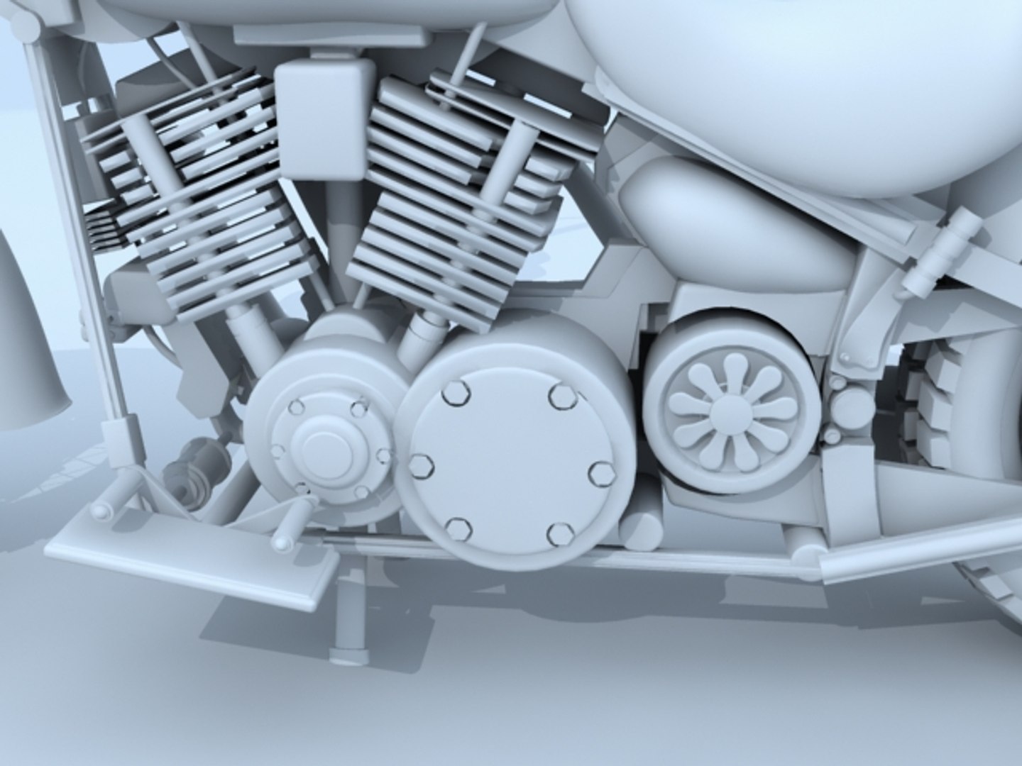 3d Model Yamaha Motorcycle