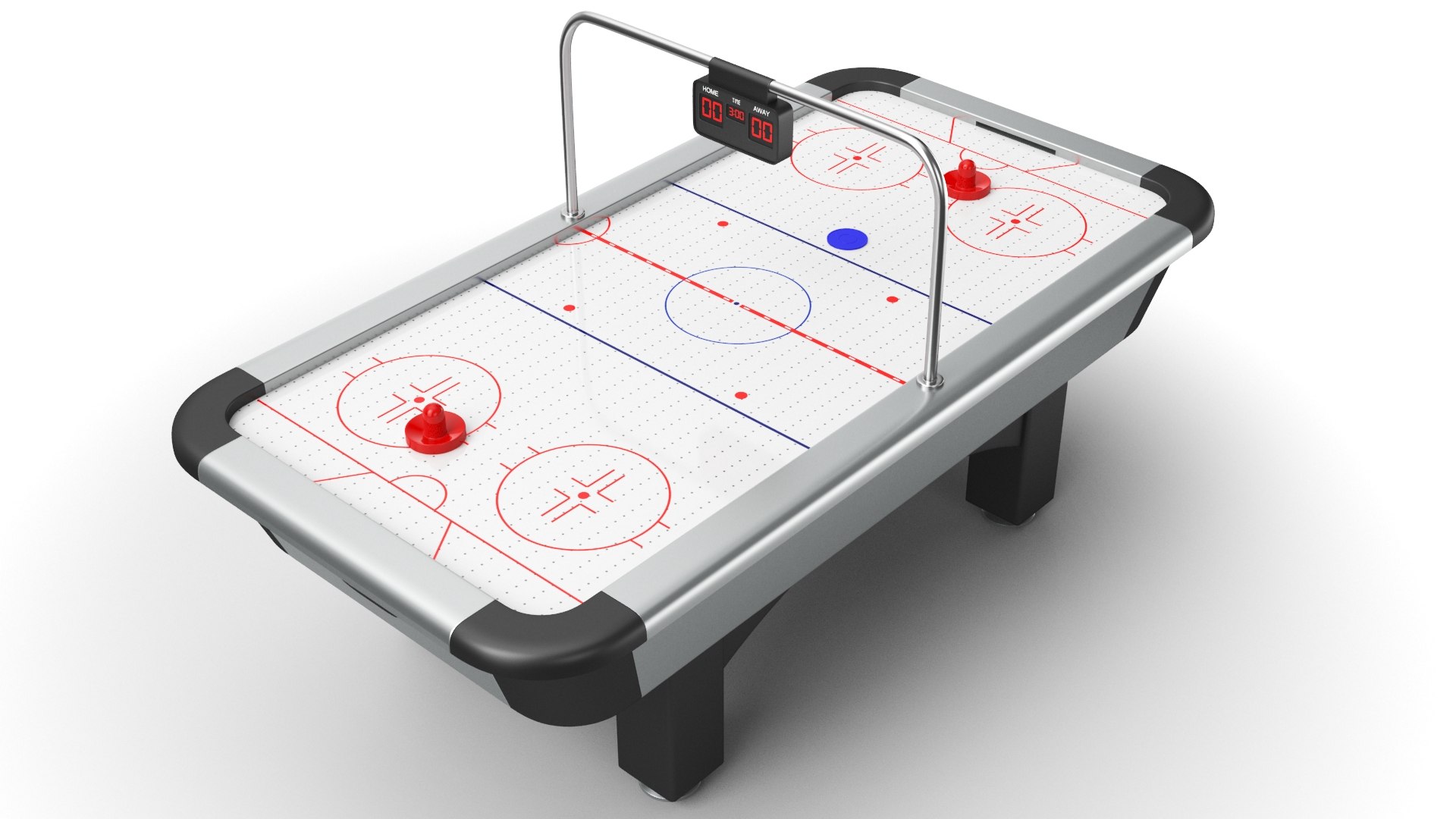 Real Air Hockey Table 3D Model - TurboSquid 1596413