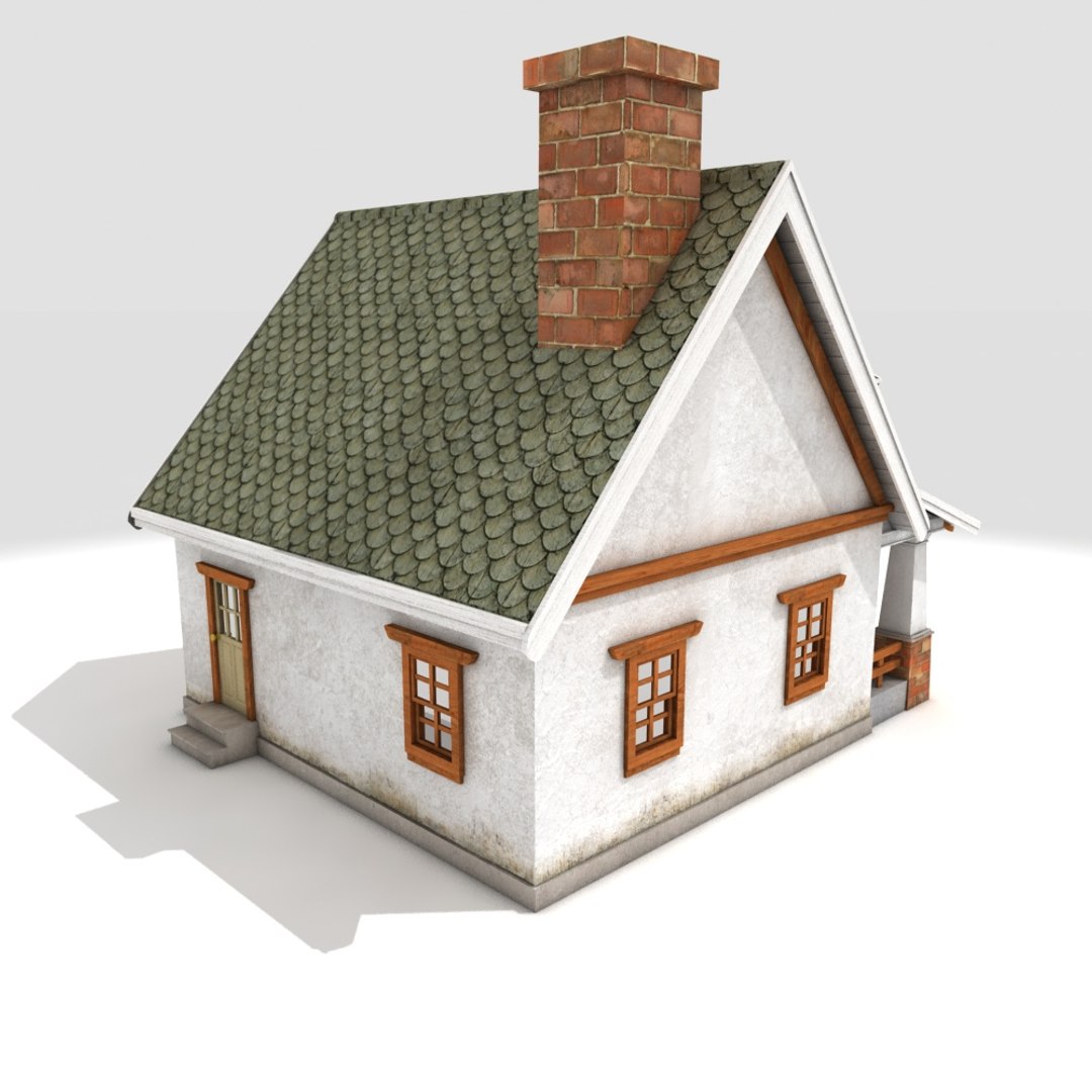 Cartoon House Model - TurboSquid 1600070
