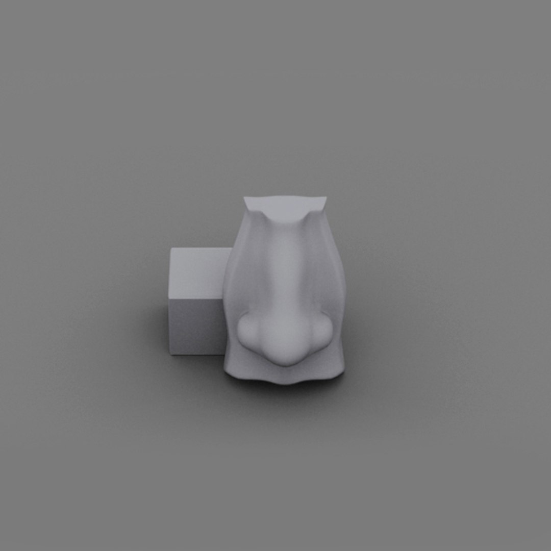 Nose Statue 3d Model