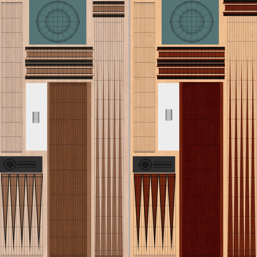 Two Billiard Cue Sticks Set 3D Model - TurboSquid 1982049