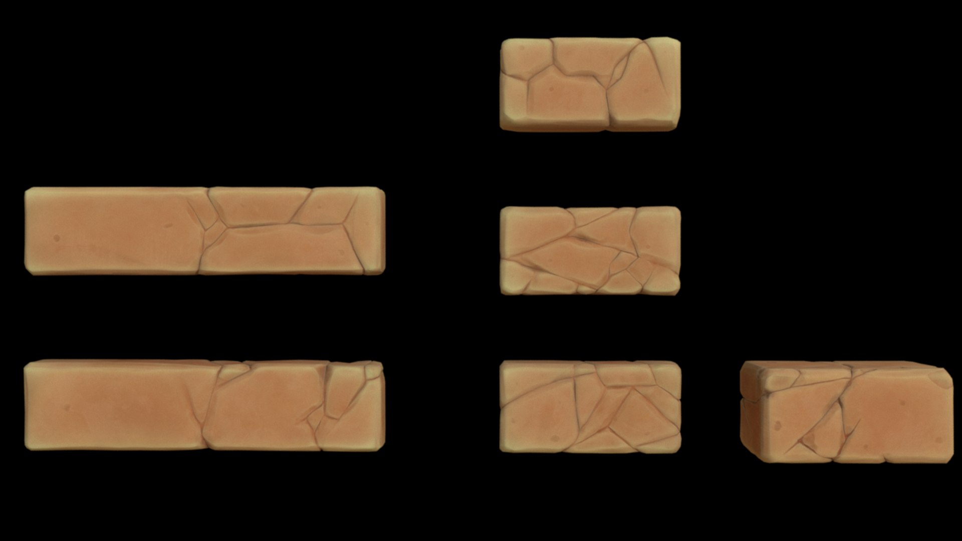 3D Stylized Cartoon Rock Sand - TurboSquid 1568560